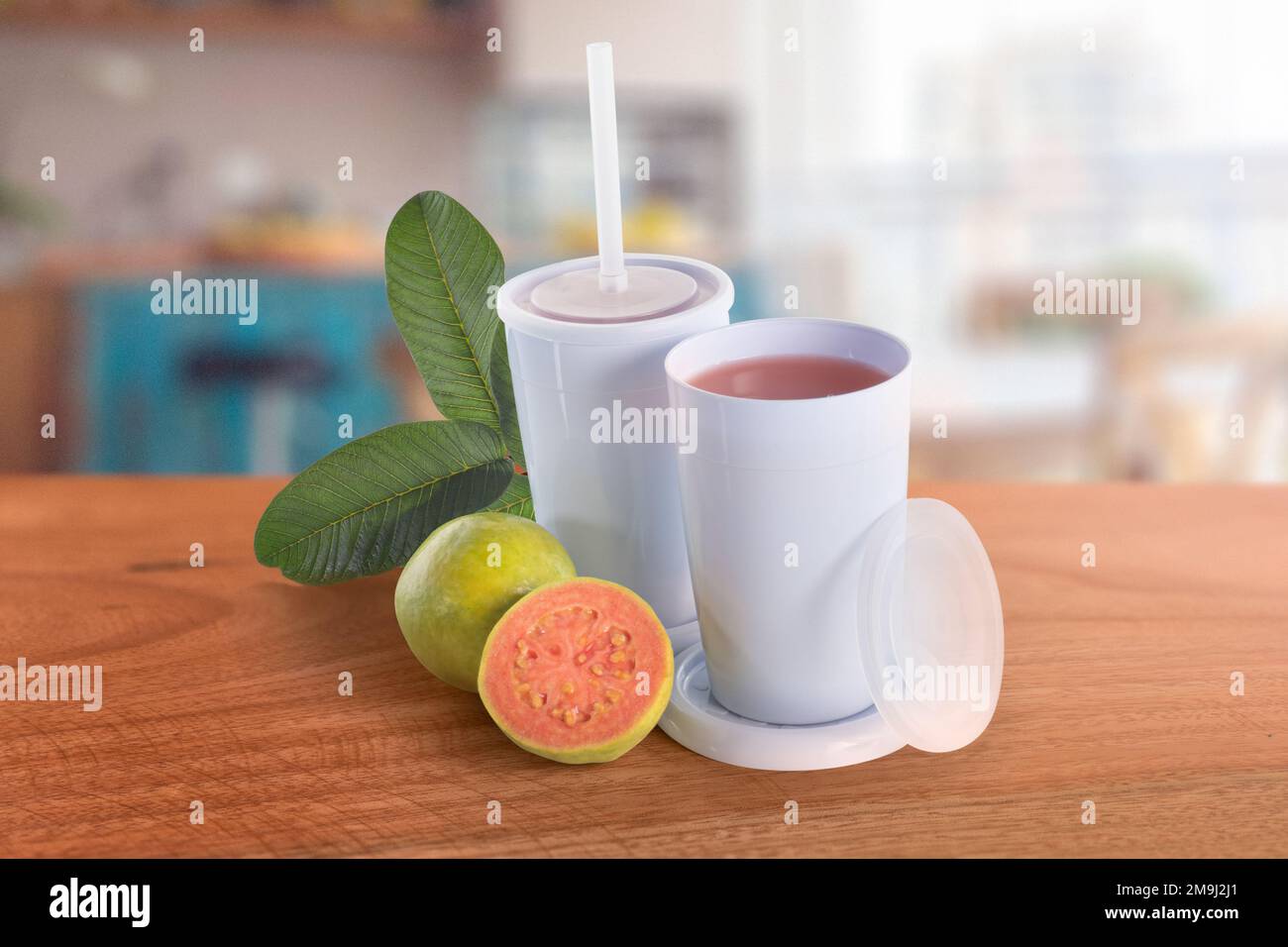 Glass guava smoothie guava fruit hi-res stock photography and images - Alamy