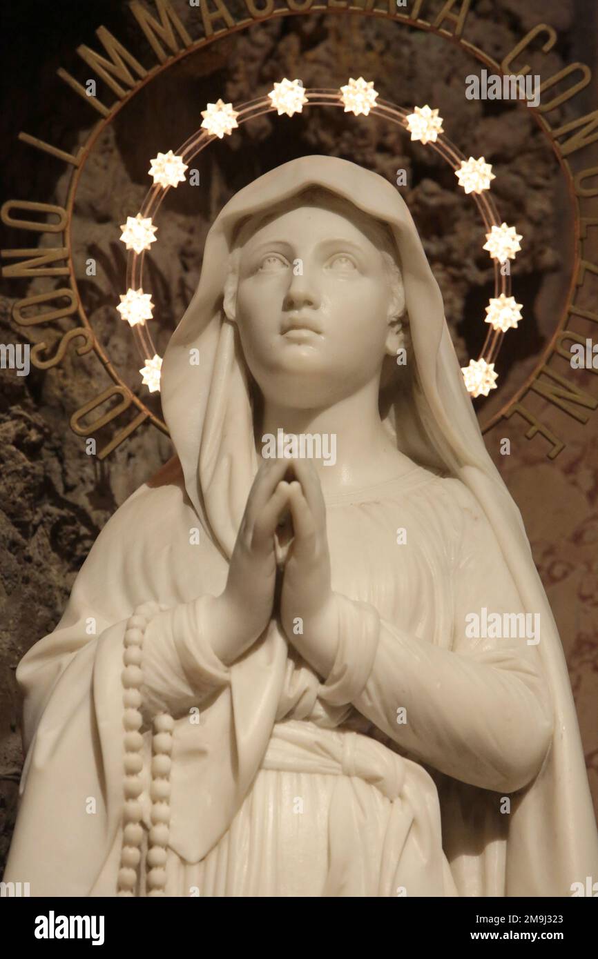 Immaculée Conception. Vierge-Marie. Eglise Sainte-Anne du Latran. Rome ...