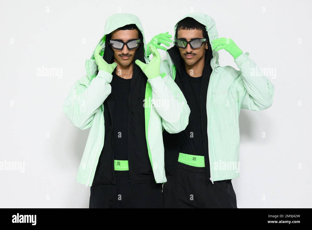 Mohammed and Humaid Hadban aka Twins Hadban attend the Givenchy ...