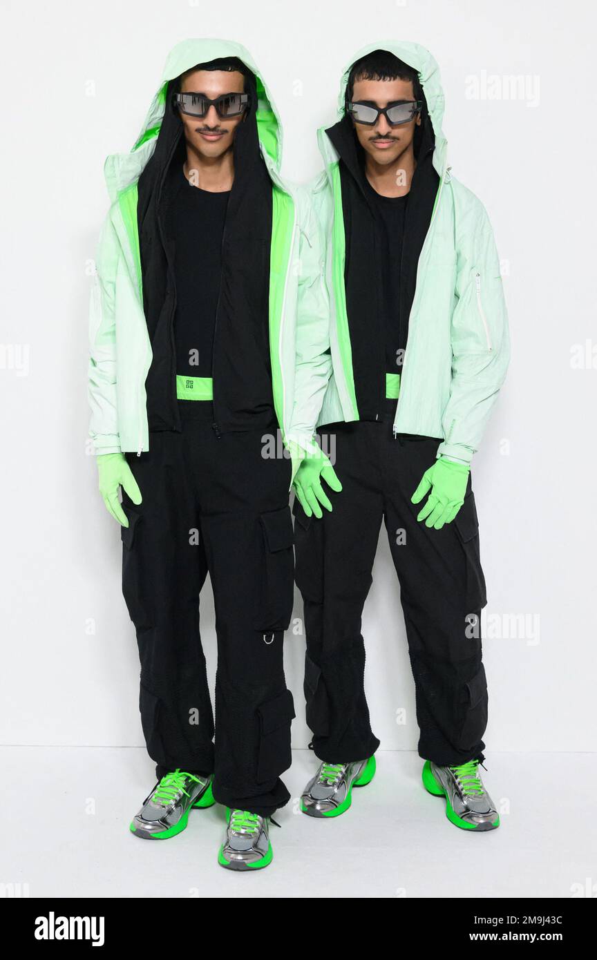 Mohammed and Humaid Hadban aka Twins Hadban attend the Givenchy ...