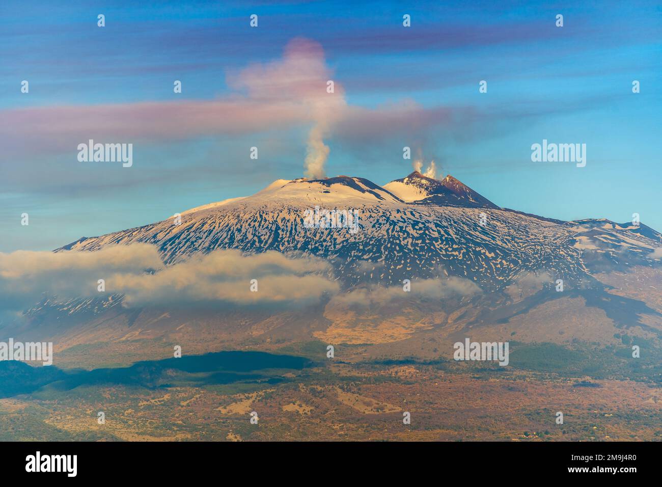 Mount Etna activity january 2023 Stock Photo - Alamy