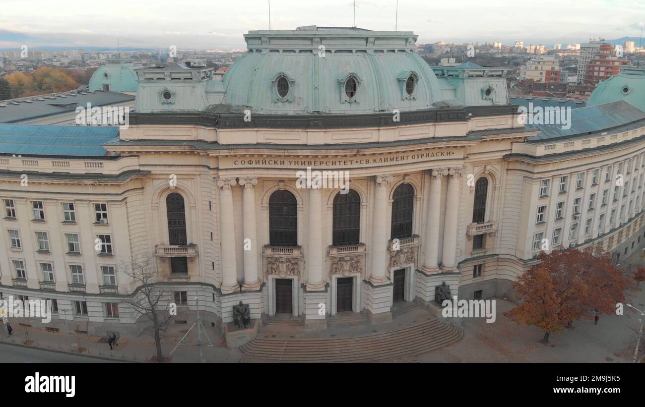 An aerial view of the Sofia University St. Kliment Ohridski in Sofia, Bulgaria Stock Photo - Alamy
