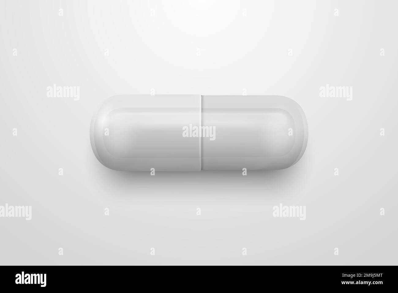 Vector 3d Realistic White Pharmaceutical Medical Pill, Capsule, Tablet ...