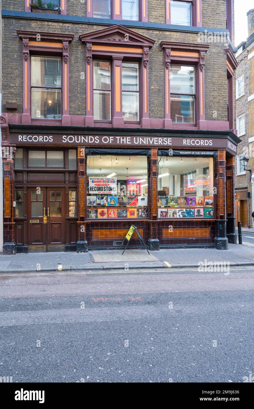 Sounds of the Universe music store on Broadwick Street, Soho, London ...