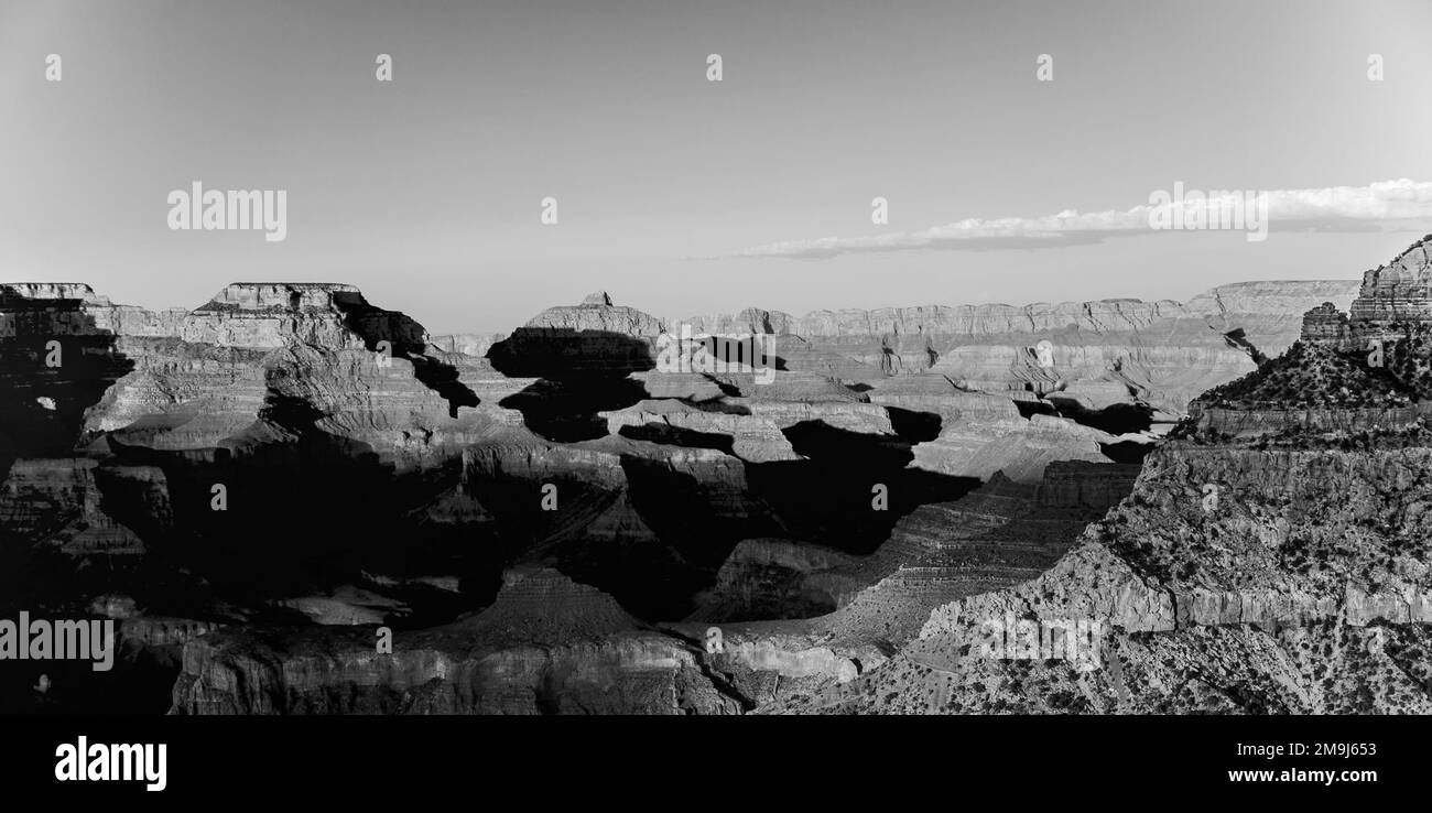 Grand Canyon at Mather point in sunset light Stock Photo - Alamy