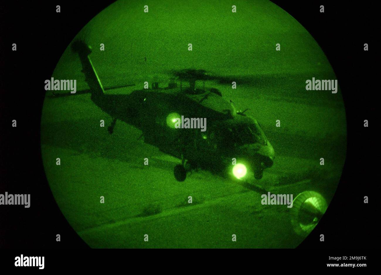 Light enhanced photography, fisheye lens view, showing a US Air Force ...