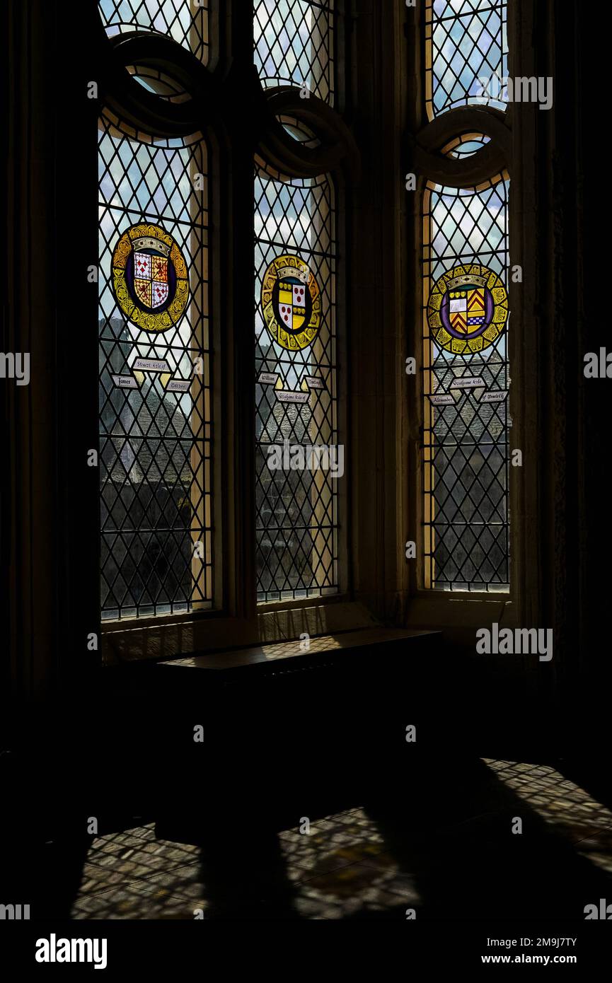 Heraldic heraldry window windows hi-res stock photography and images ...