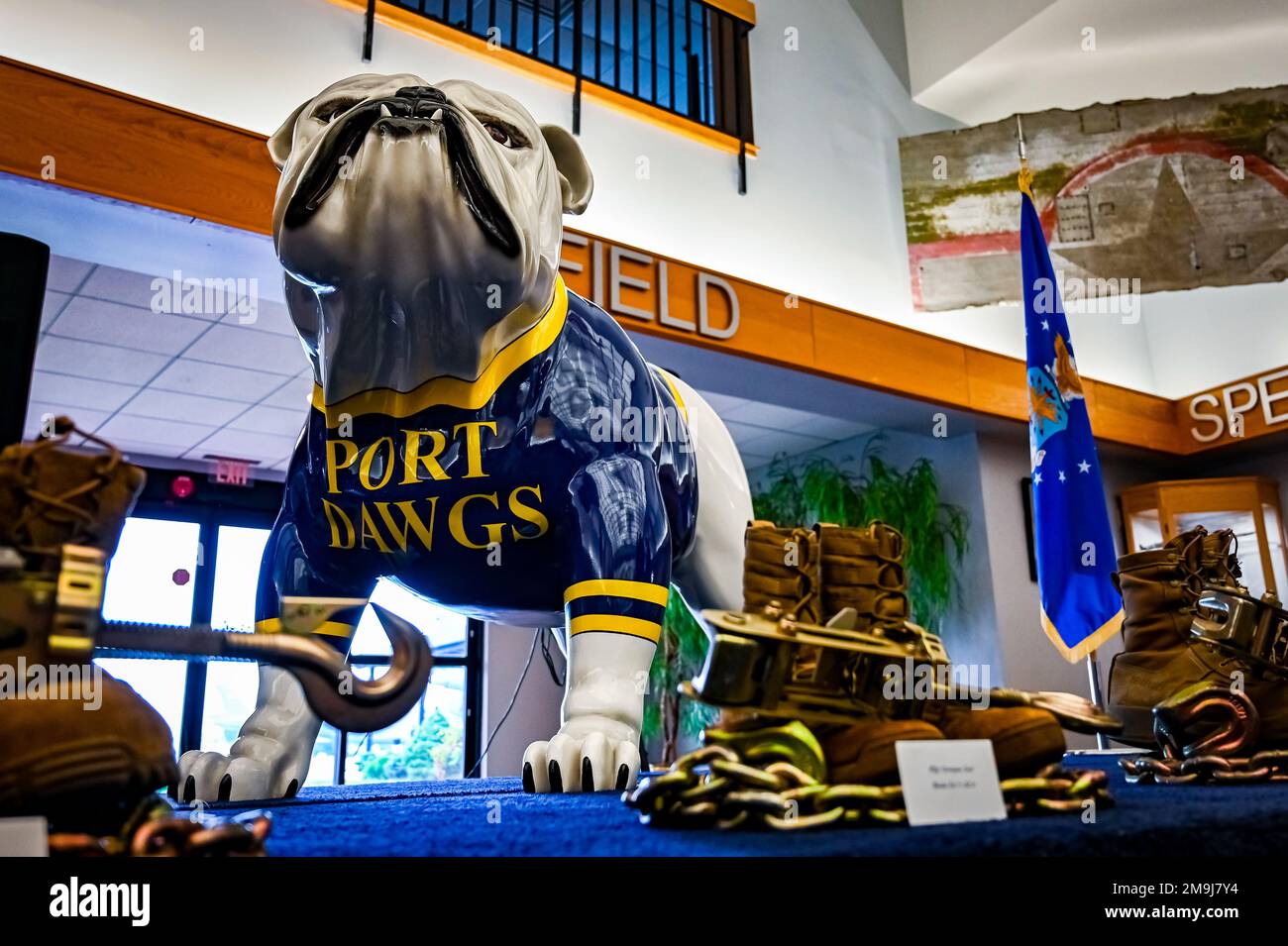 Symbolic pieces are displayed during the opening ceremony for the ...