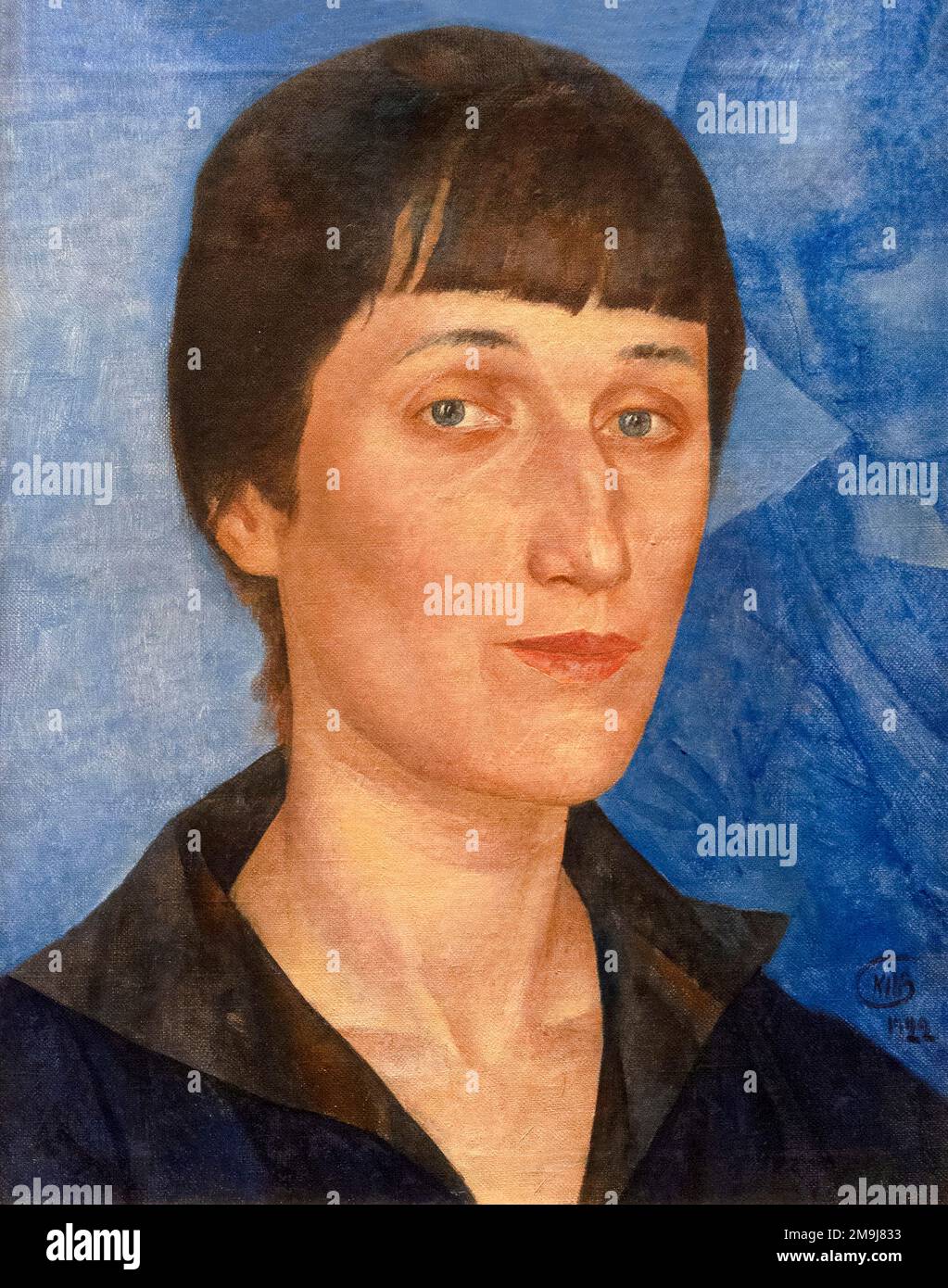 Anna Akhmatova. Portrait of the Russian poet, Anna Andreyevna Gorenko ...