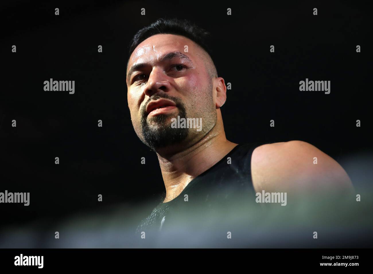 Boxer Joseph Parker during a public workout at The Trafford Centre ...