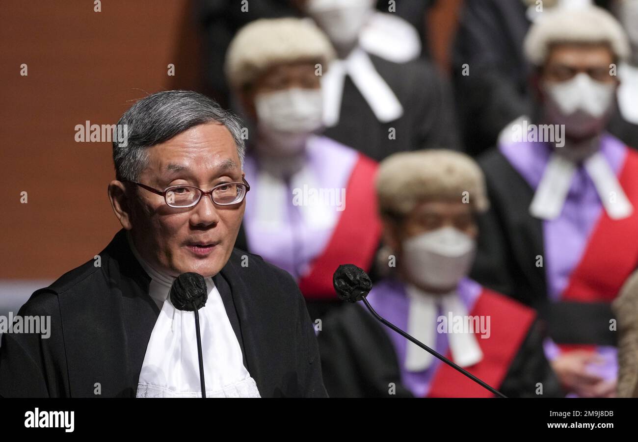 The Chief Justice of the Court of Final Appeal, Andrew Cheung Kui-nung ...