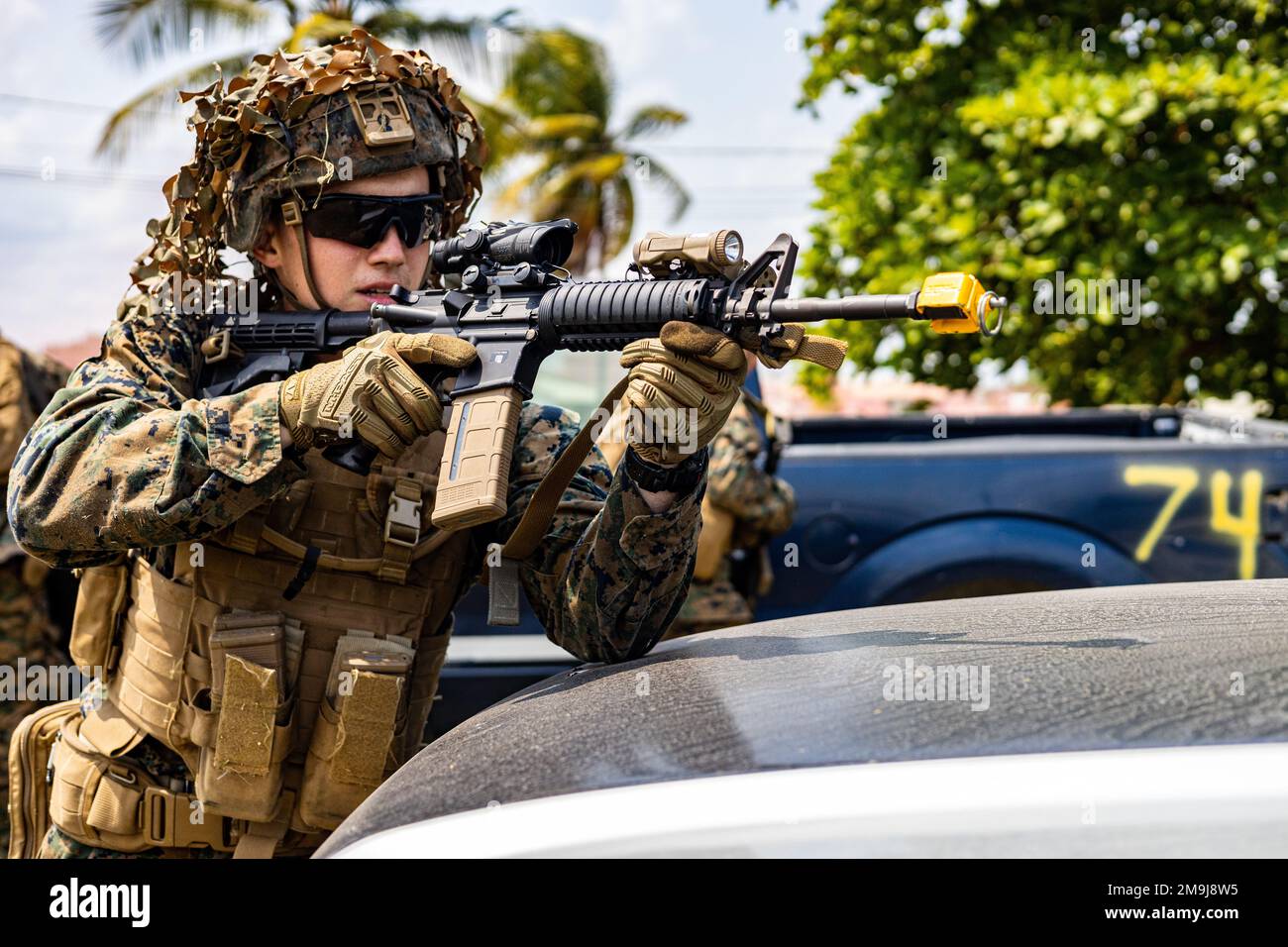 U.S. Marine Corps Lance Cpl. Daniel Williams, an infantry Marine with ...