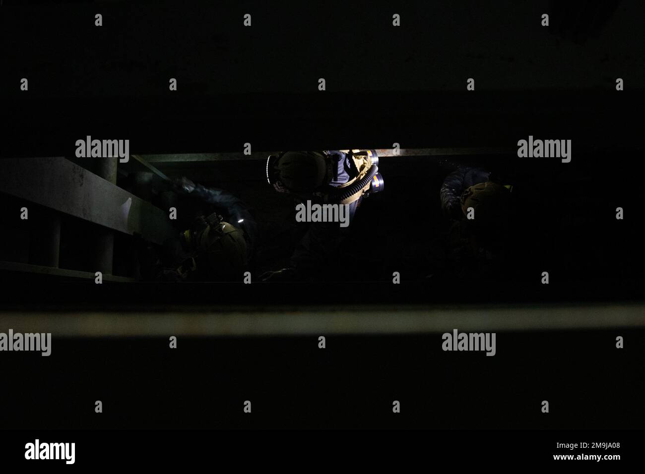 U.S. Marines with Alpha Company, Chemical Biological Incident Response ...