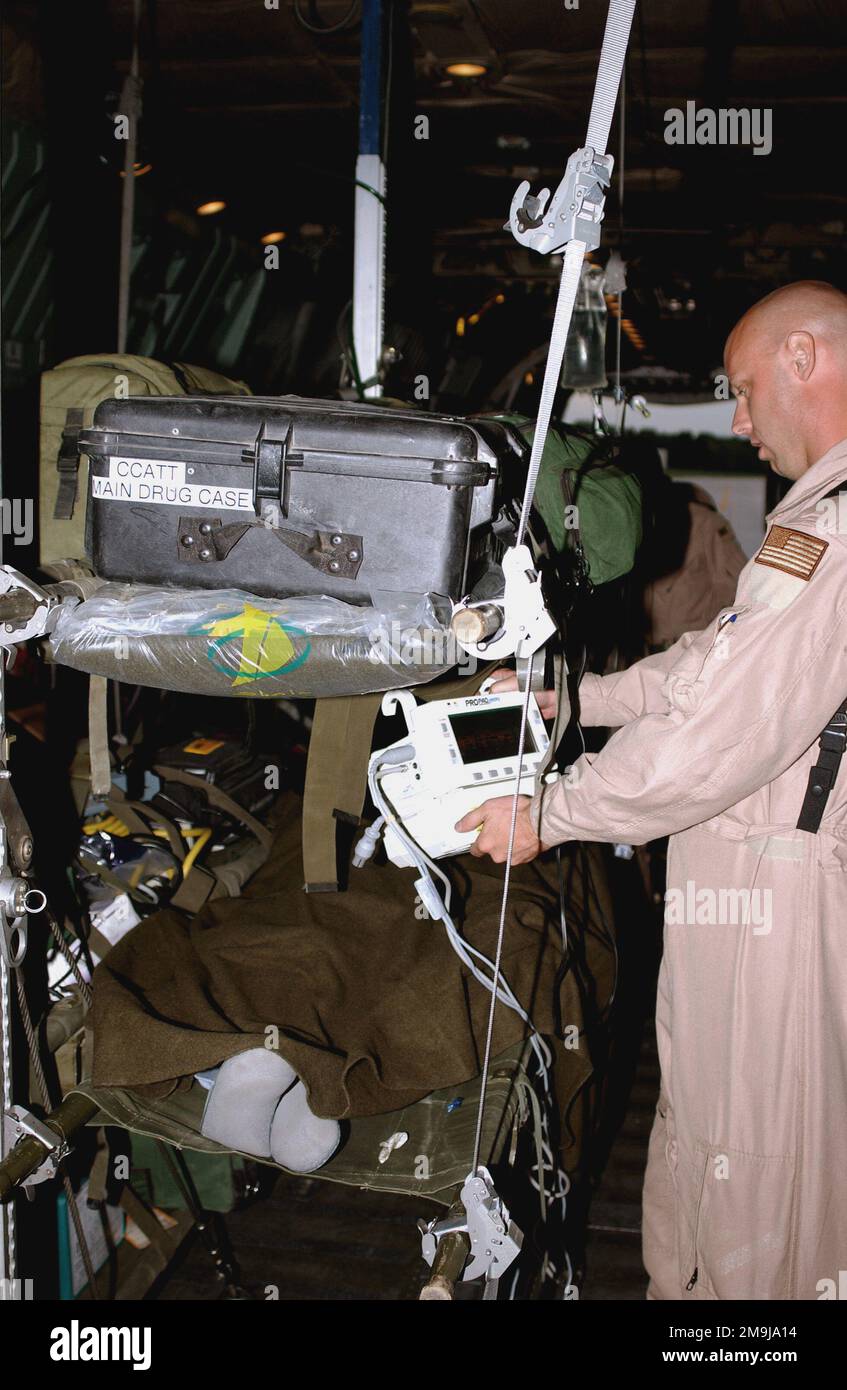 US Air Force (USAF) Technical Sergeant (TSGT) Travis D. Giese, a ...