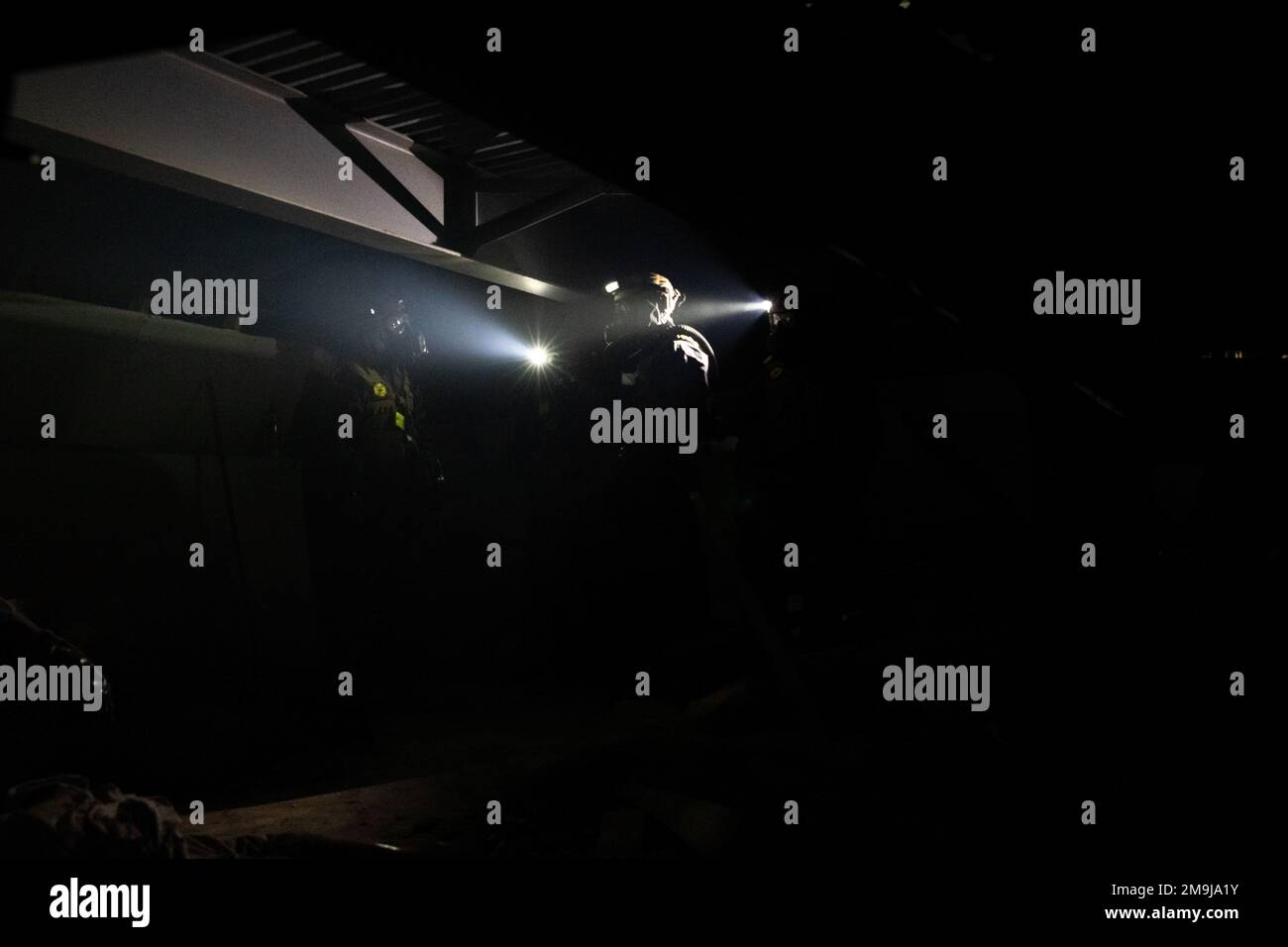 U.S. Marines with Alpha Company, Chemical Biological Incident Response ...