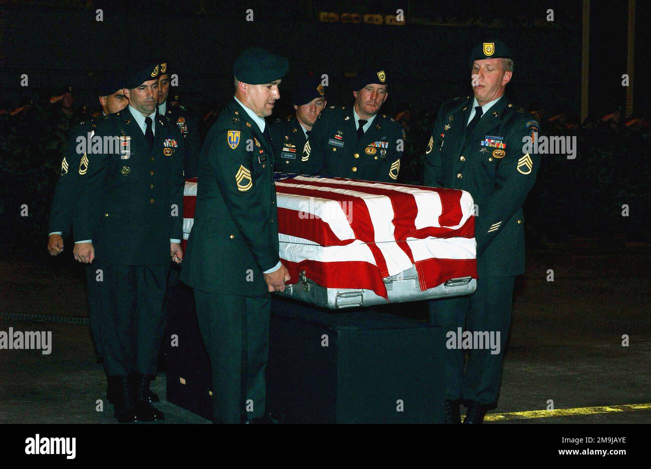 A US Army (USA) Honor Guard Team, from 1ST Battalion, 1ST Special ...