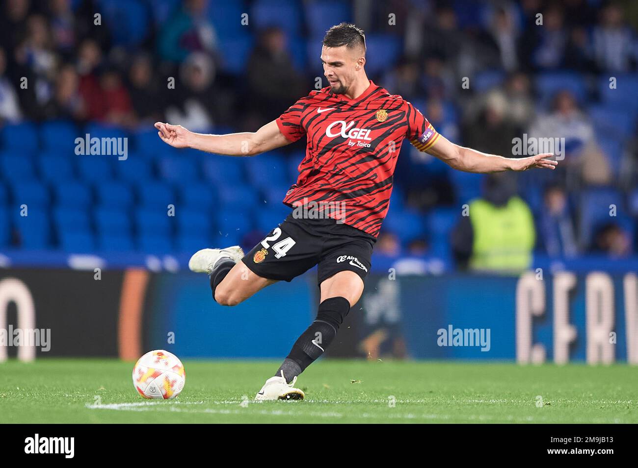 Martin Valjent of RCD Mallorca during the Copa del Rey match between ...