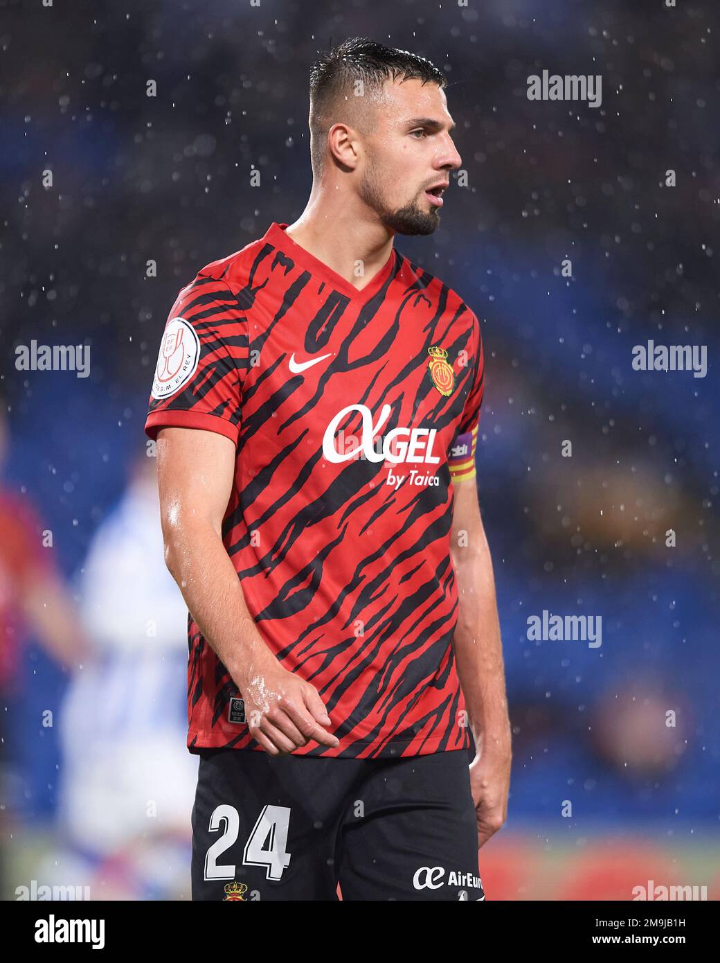 Martin Valjent of RCD Mallorca during the Copa del Rey match between ...