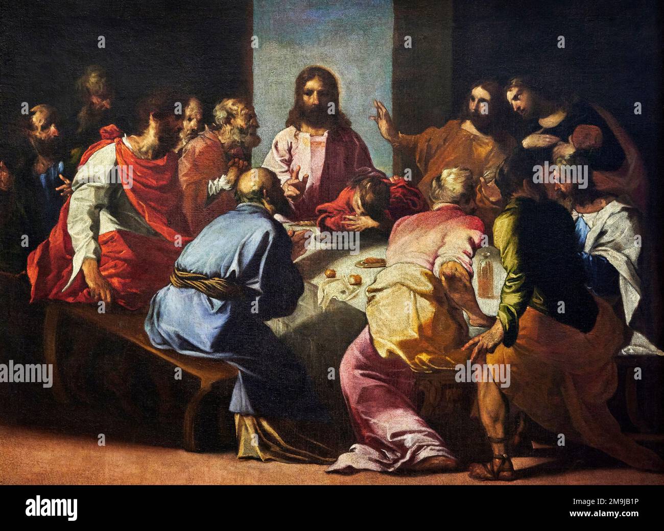 Ultima cena - olio su tela - Francesco Maffei - XVII secolo - Verona ...