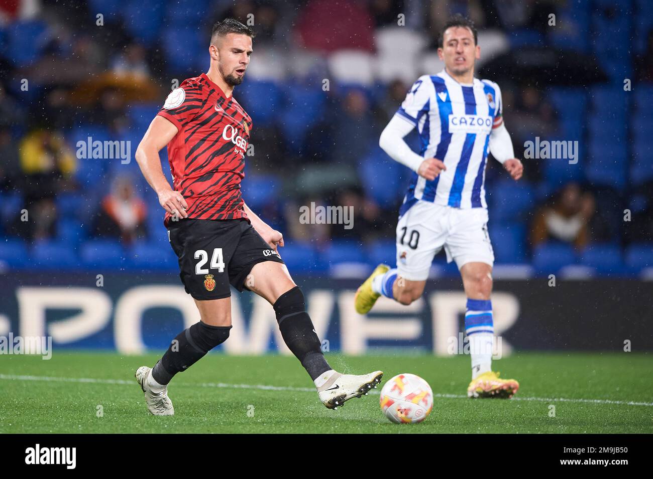 Martin Valjent of RCD Mallorca during the Copa del Rey match between ...