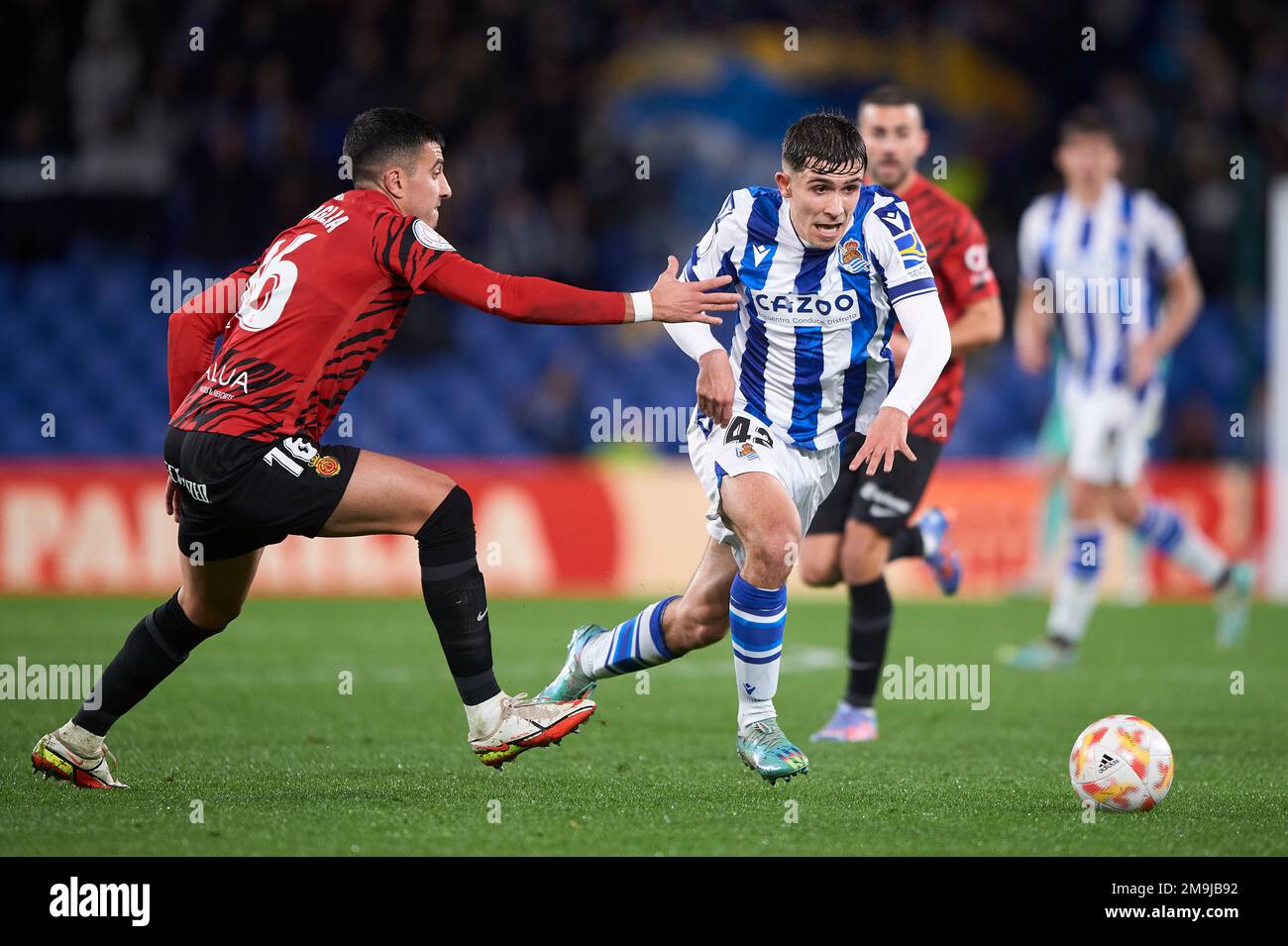 Pablo Marin of Real Sociedad during the Copa del Rey match between Real ...
