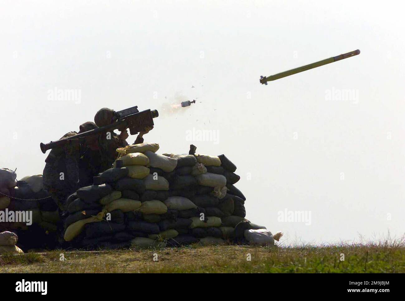 US Marine Corps (USMC) personnel assigned to 1ST Stinger Battery, 1ST ...