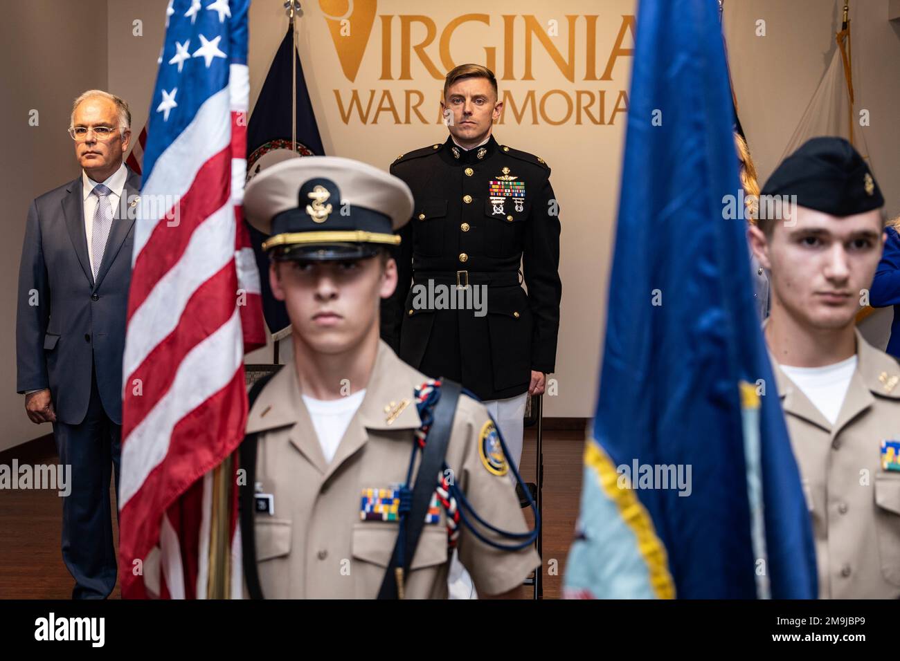 U.S. Marines with Recruiting Station Richmond, 4th Marine Corps District participate in the ...