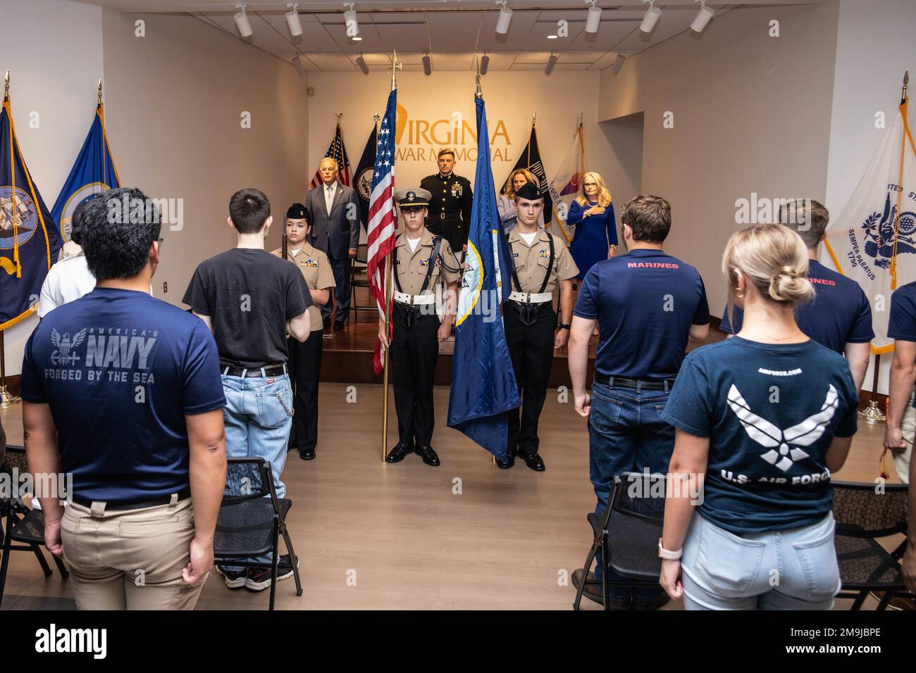 U.S. Marines and poolees with Recruiting Station Richmond, 4th Marine Corps District participate ...