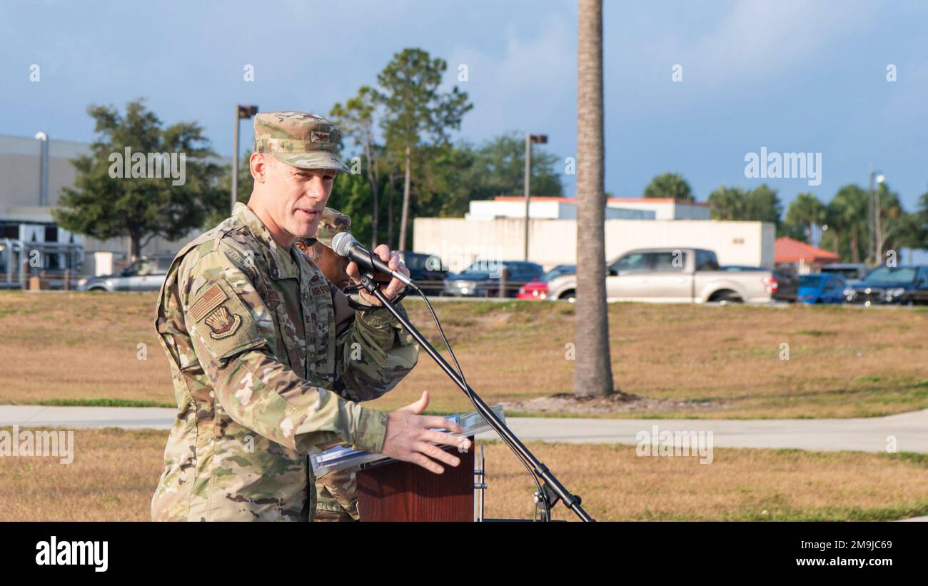 U.S. Air Force Col. Benjamin Jonsson, 6th Air Refueling Wing commander ...