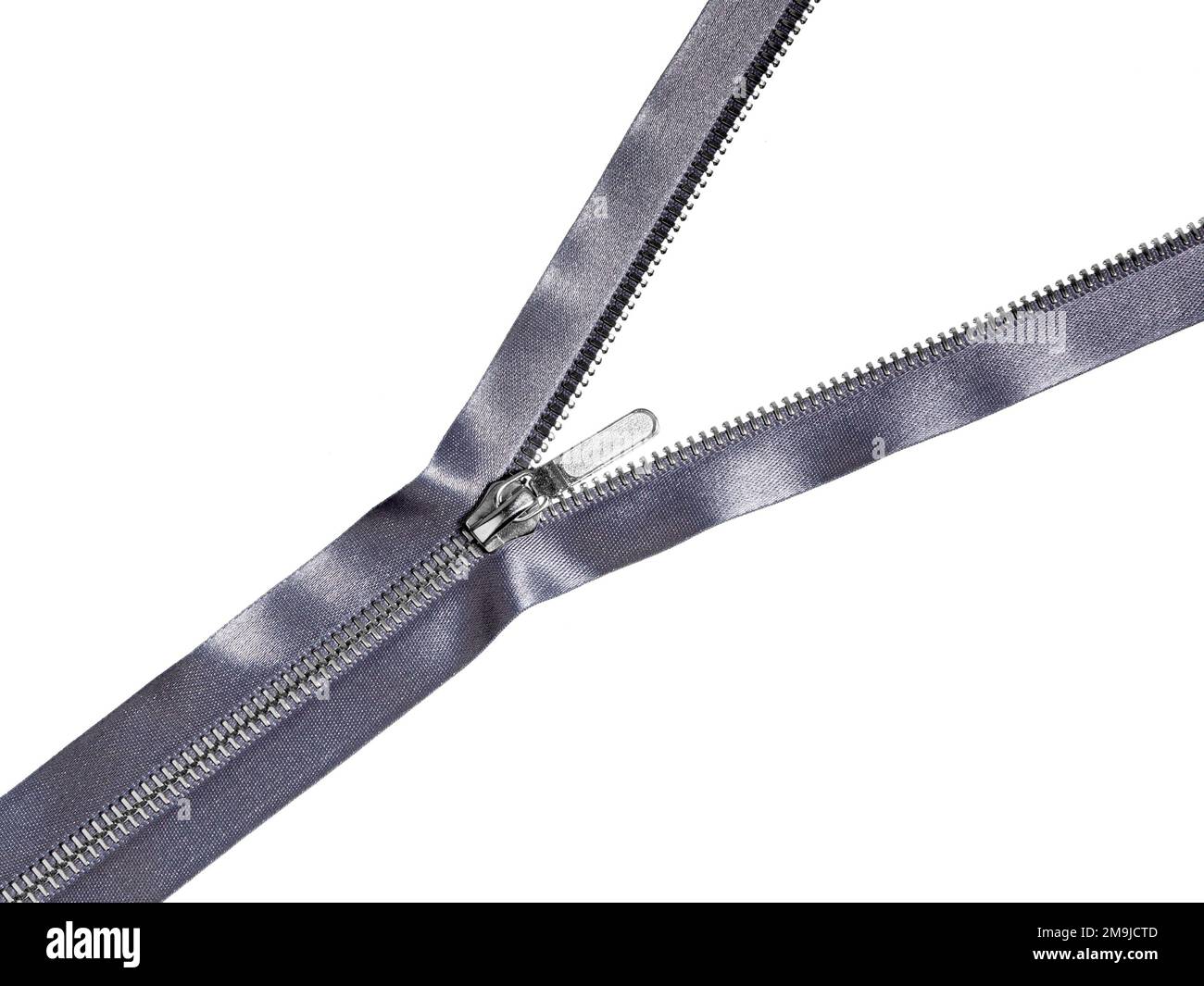 Zipper isolated on white background.. Zipper and lock Close up Stock ...