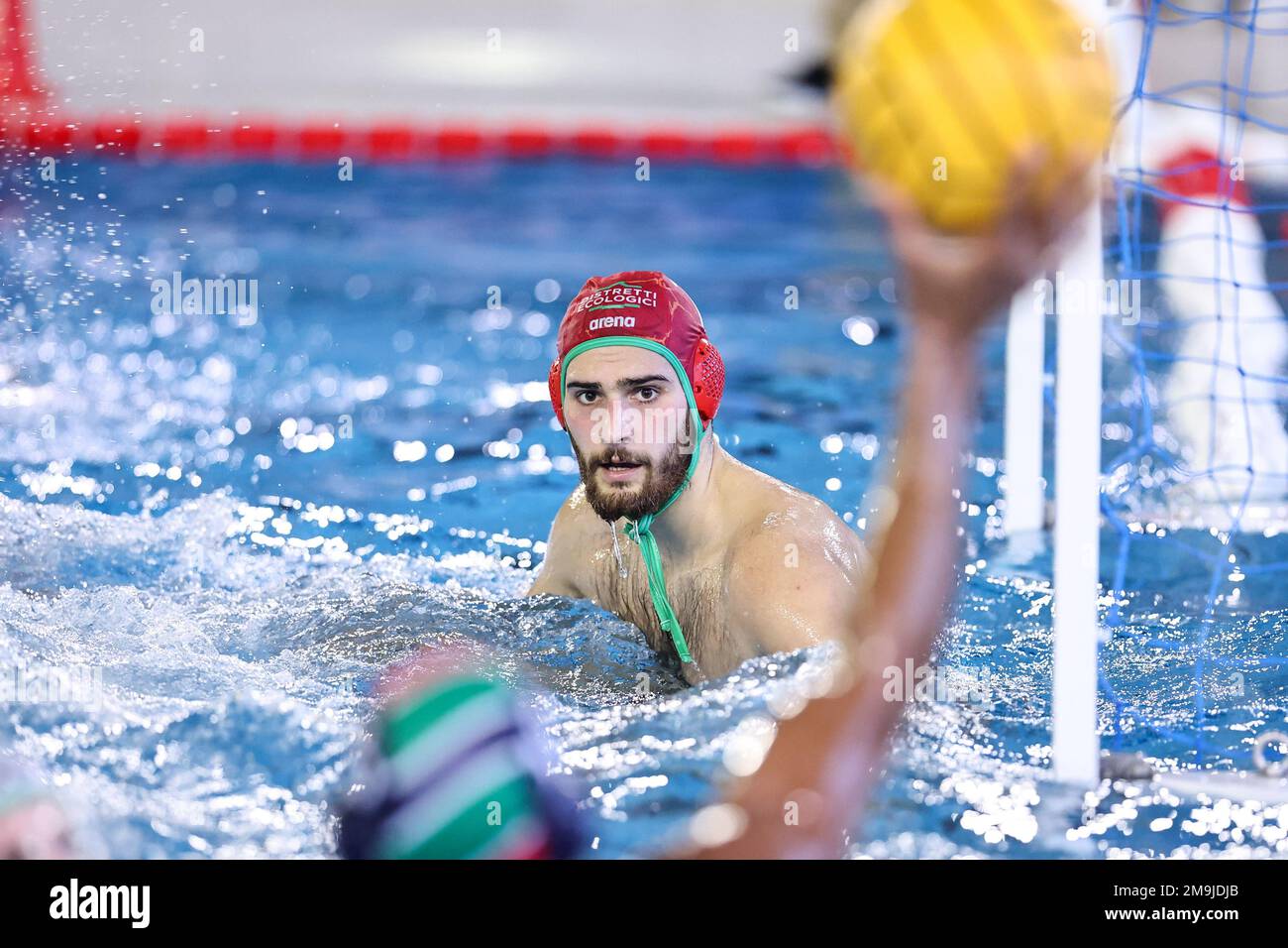 Polo Acquatico Frecciarossa, Rome, Italy, January 18, 2023, Francesco ...