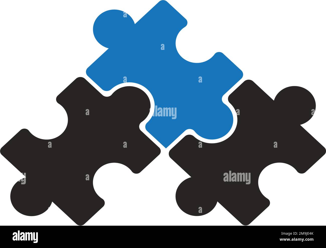 Puzzle icon. vector illustration logo design Stock Vector Image & Art ...