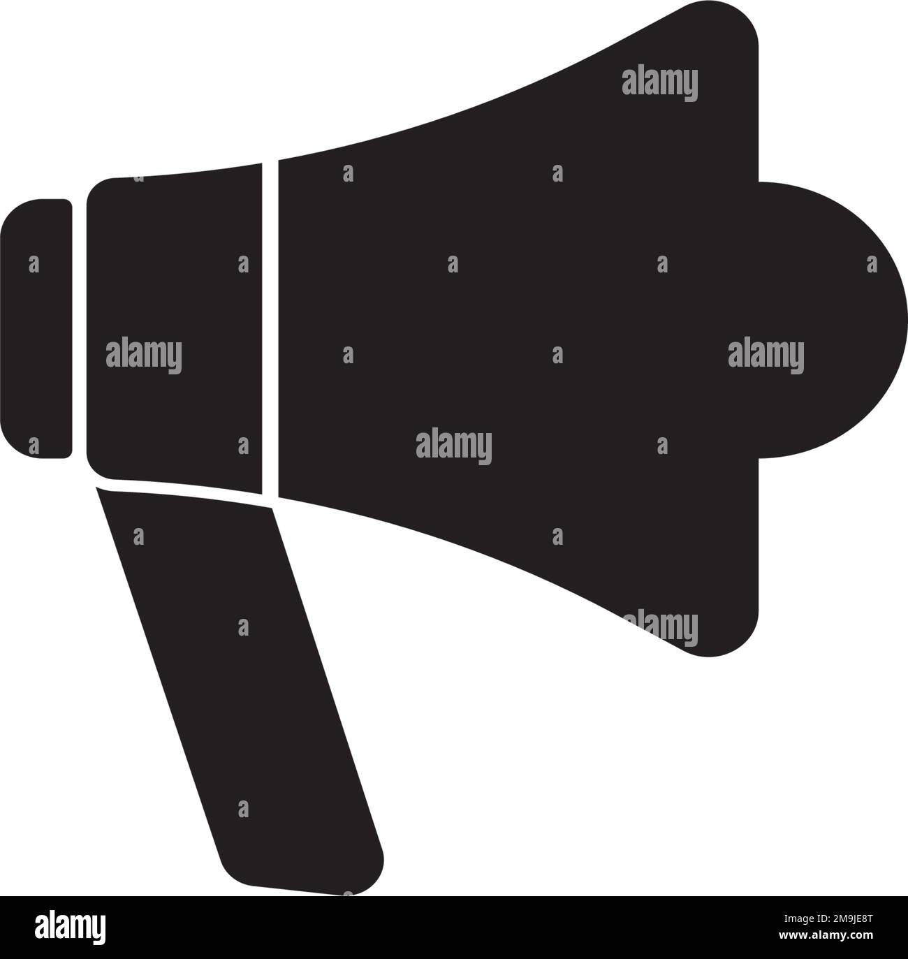 Loudspeaker silhouette Stock Vector Images - Alamy