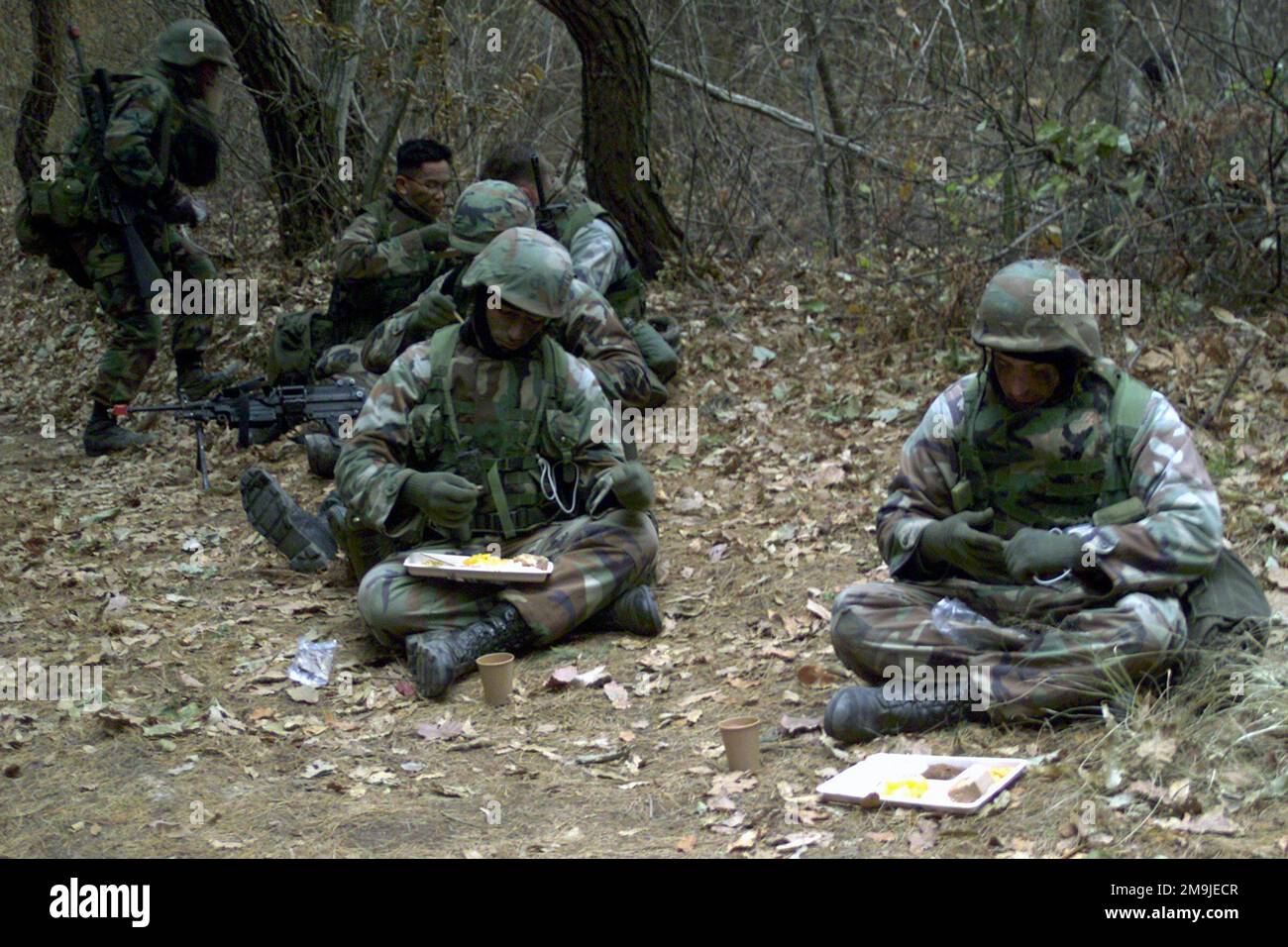 US Marine Corps (USMC) personnel assigned to 2nd Battalion, 7th Marines ...