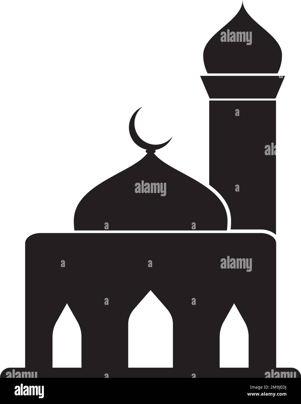 Mosque icon. vector illustration symbol design Stock Vector Image & Art ...