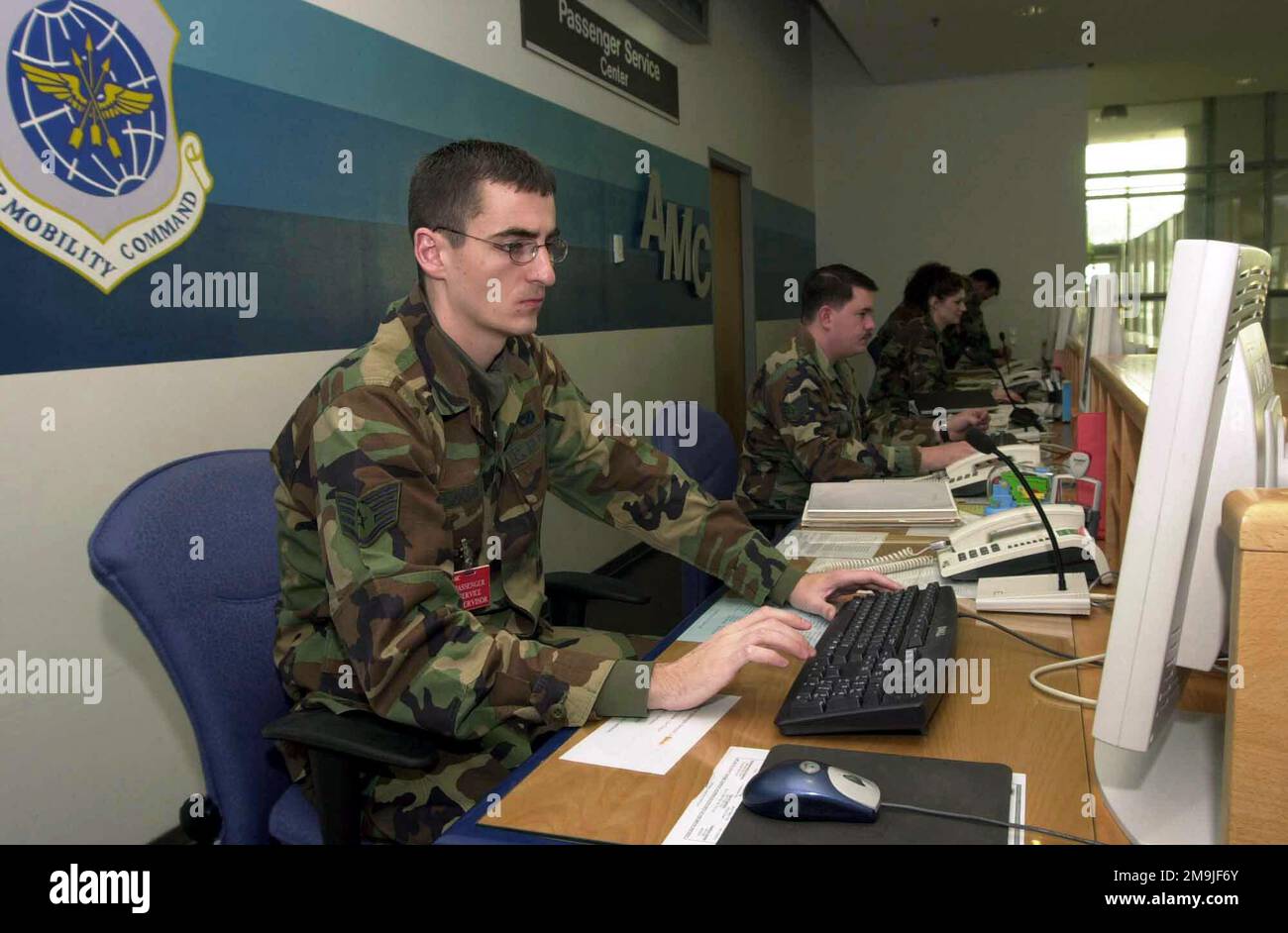 US Air Force (USAF) STAFF Sergeant (SSGT) Michael Jordan, Passenger ...