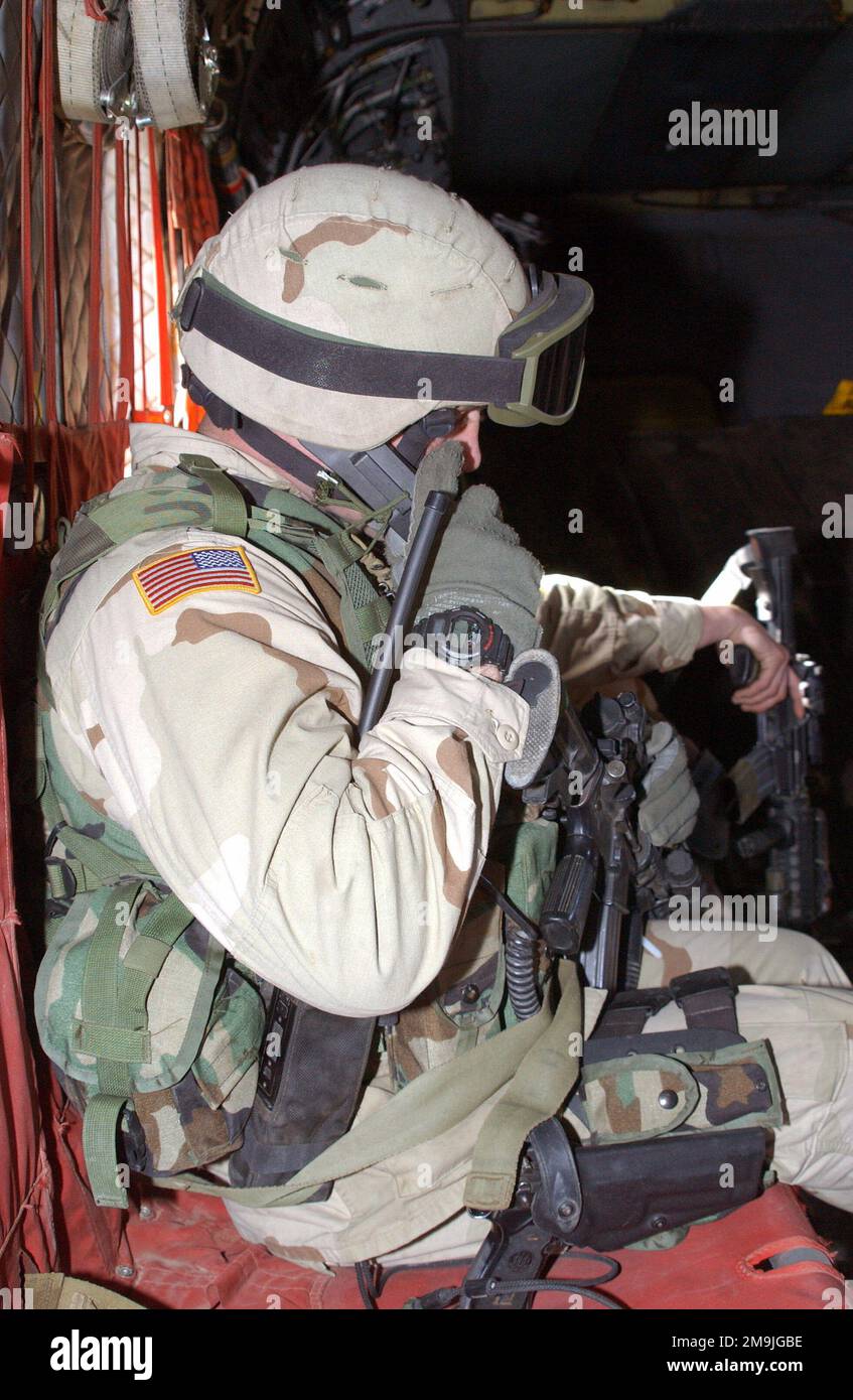 First Sergeant (1SG) Bruce Meyers, assigned to "C" Company, 2nd ...