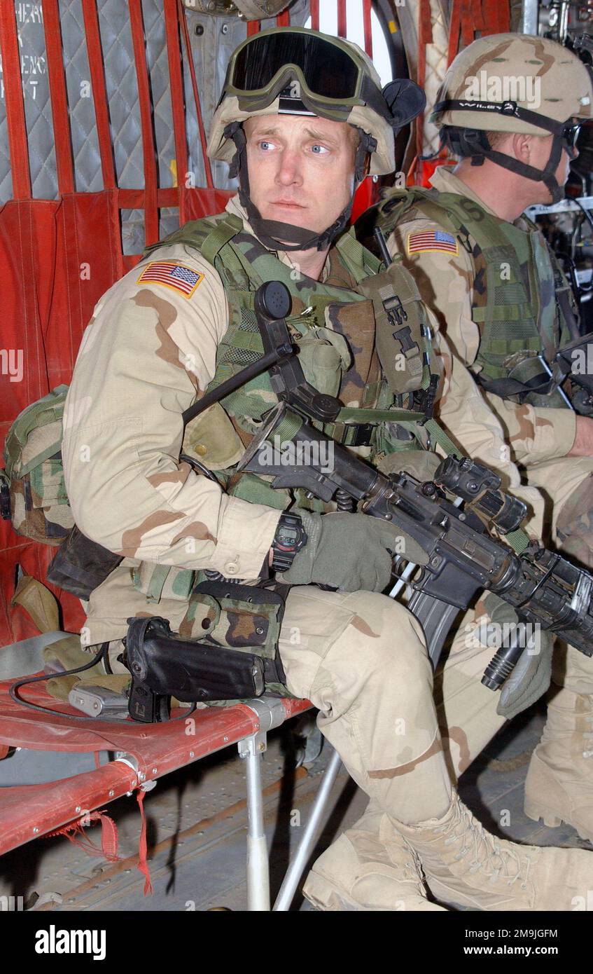 First Sergeant (1SG) Bruce Meyers, assigned to "C" Company, 2nd ...