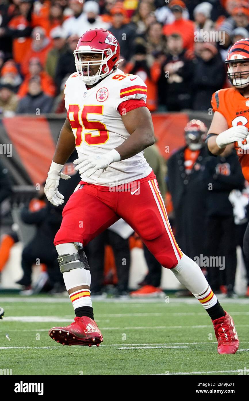 Kansas City Chiefs defensive tackle Chris Jones (95) runs during the ...