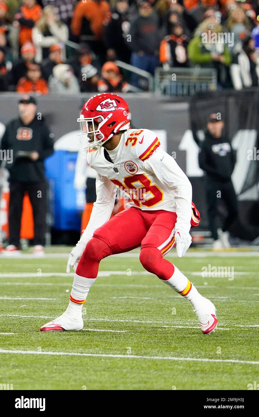 Kansas City Chiefs cornerback L'Jarius Sneed (38) takes position during ...