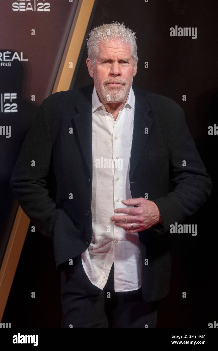 Ron Perlman poses for photographers upon arrival for the film 'How I ...