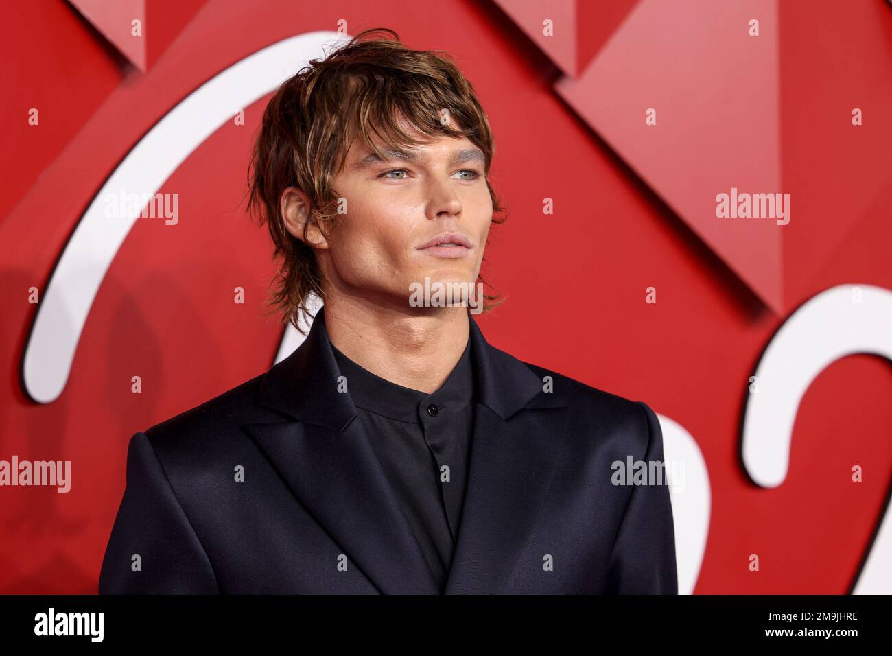 Jordan Barrett poses for photographers upon arrival at the British ...