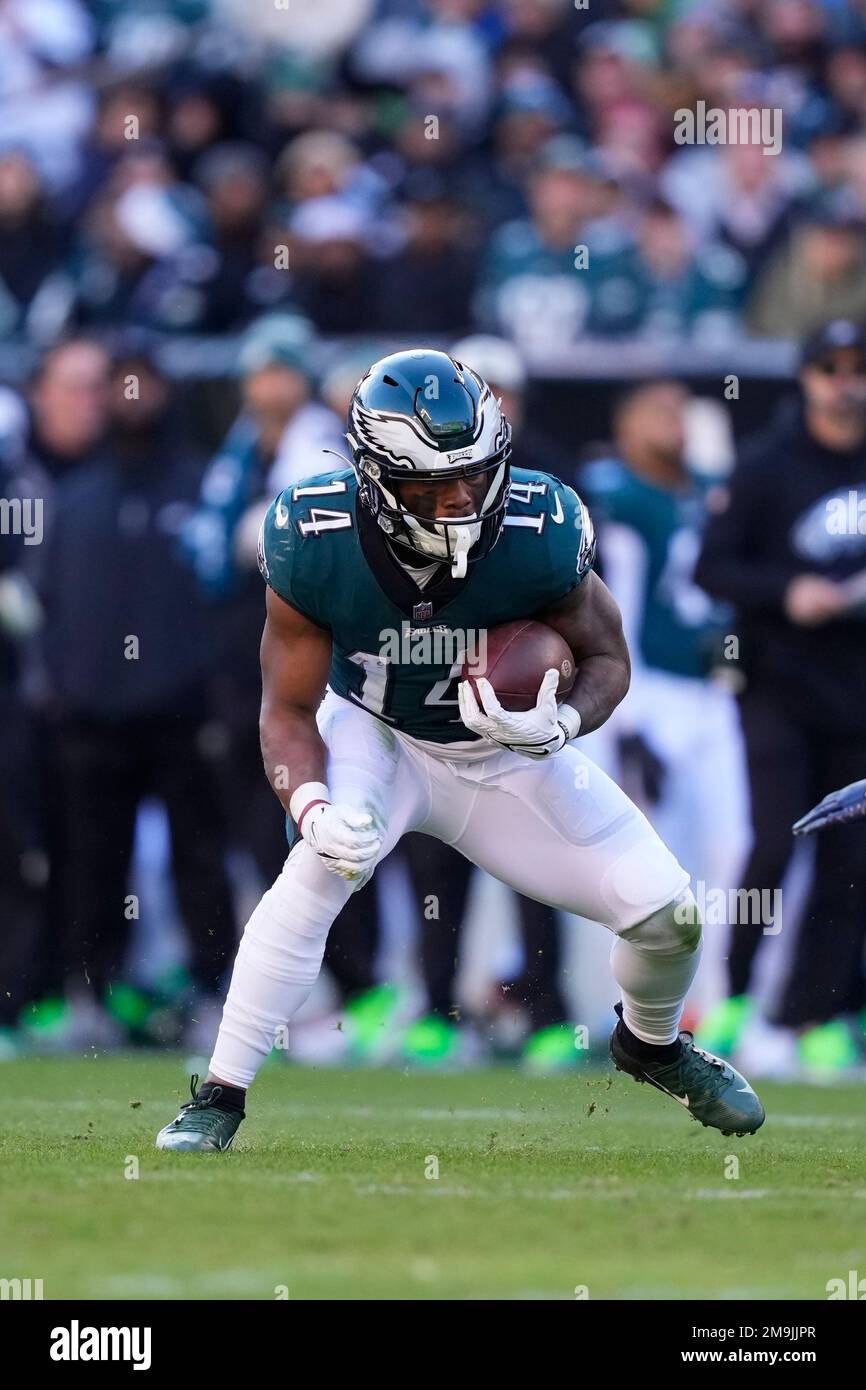 Philadelphia Eagles' Kenneth Gainwell in action during an NFL football ...