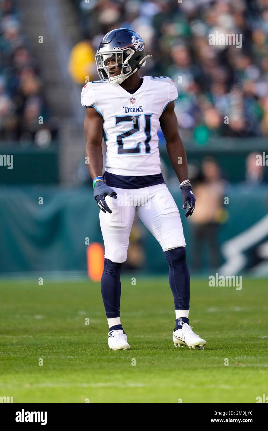 Tennessee Titans cornerback Roger McCreary in action during an NFL ...