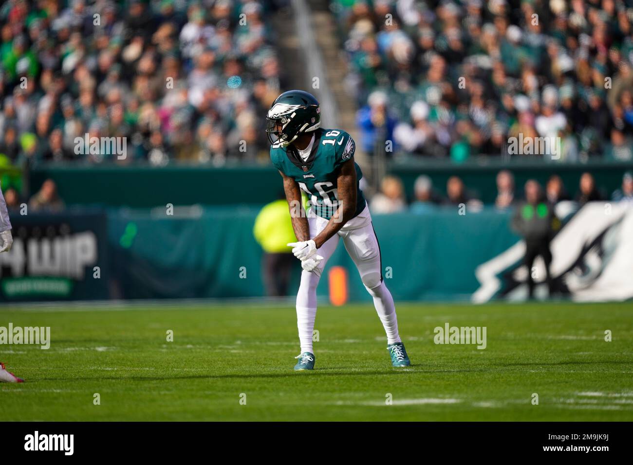 Philadelphia Eagles' Quez Watkins in action during an NFL football game ...