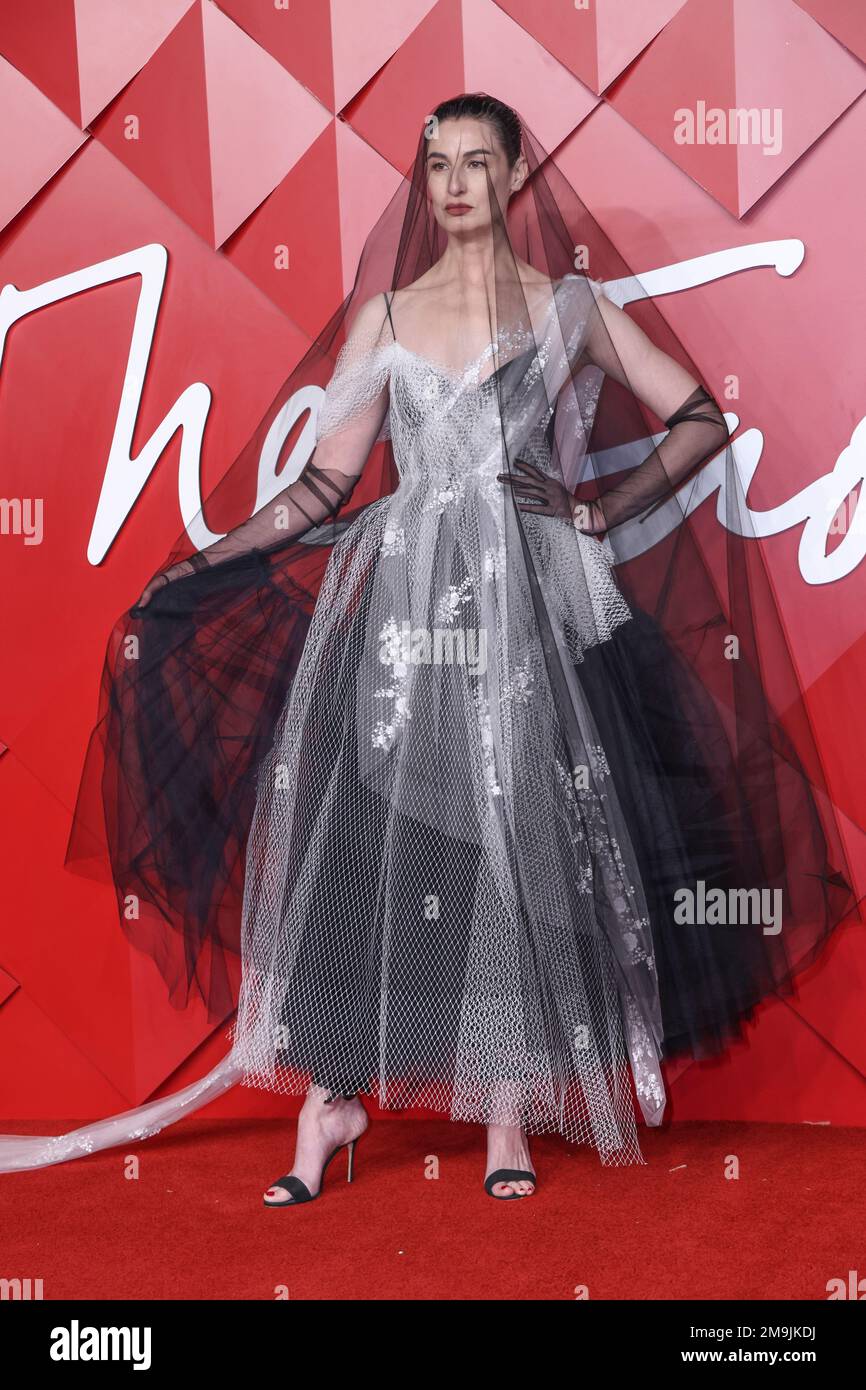 Erin O'Connor poses for photographers upon arrival at the British ...