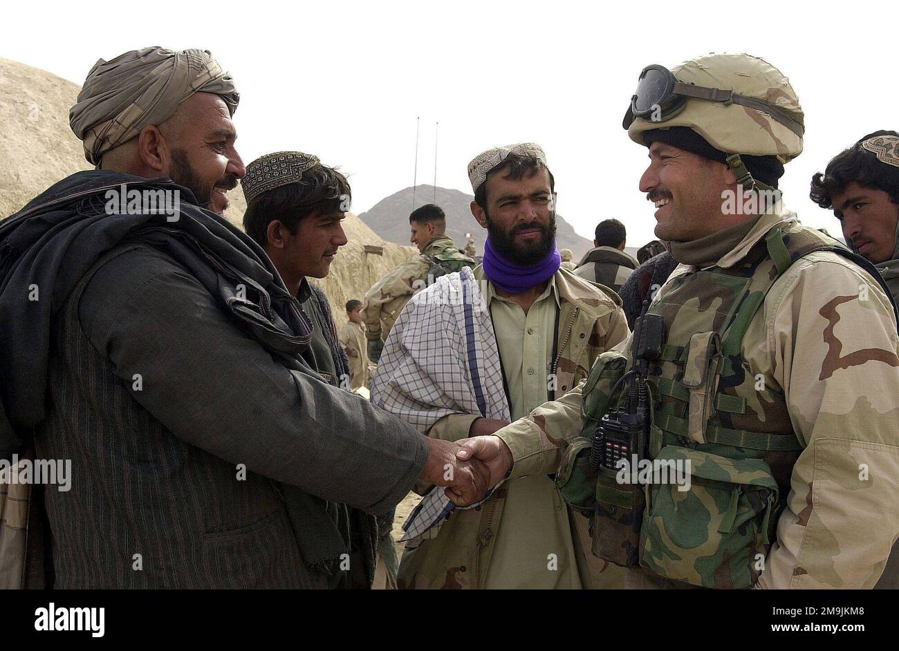 During a Humanitarian Civilian Assistance Team Village visit, STAFF ...