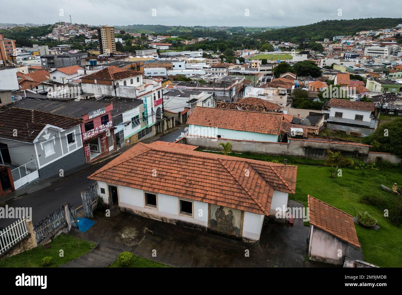 The reconstructed home where former soccer player Pele was born and ...