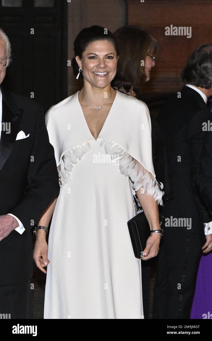 Stockholm, Sweden . 18th Jan, 2023. Crown Princess Victoria arrives at ...