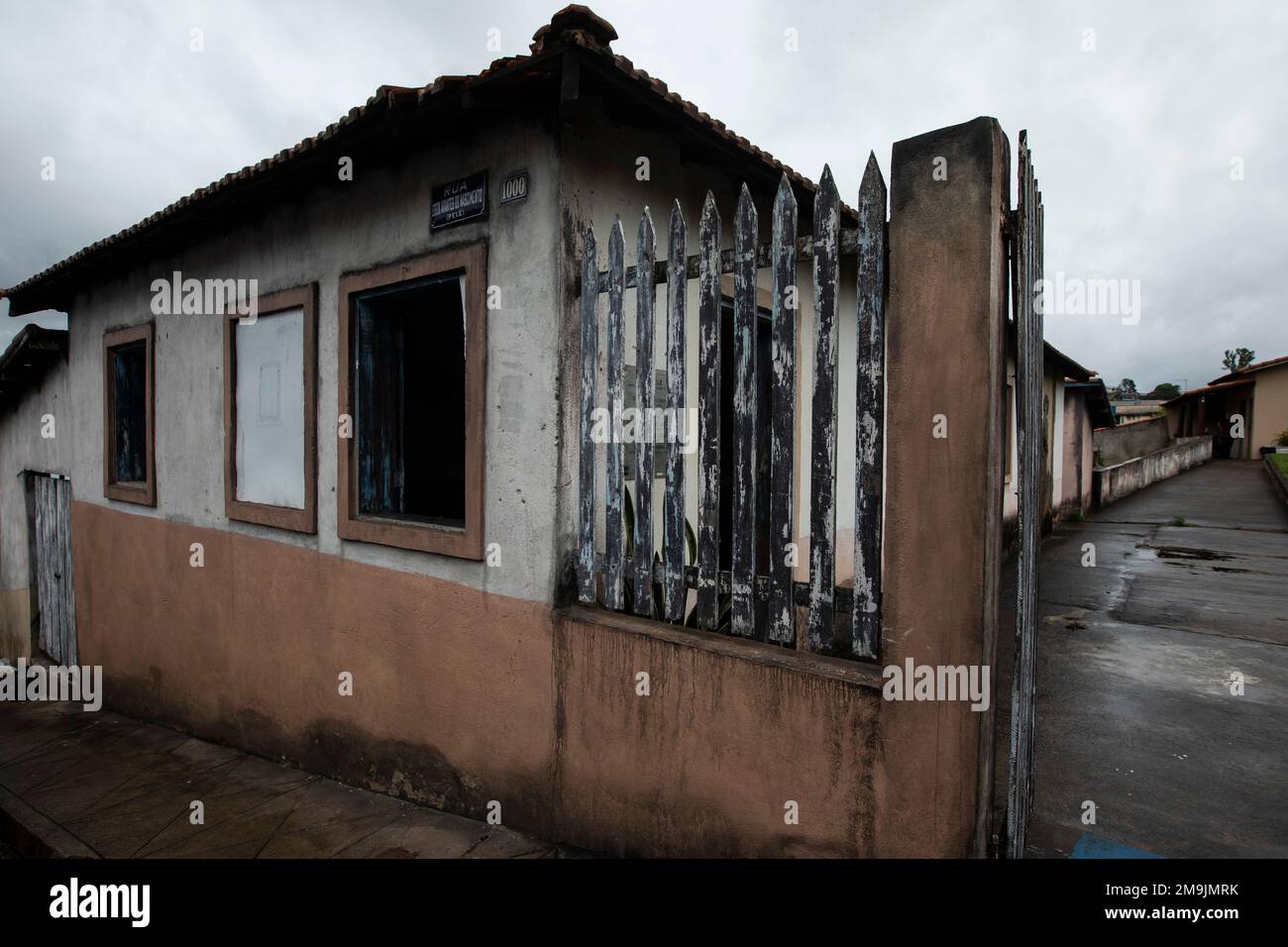 The reconstructed home where former soccer player Pele was born and ...
